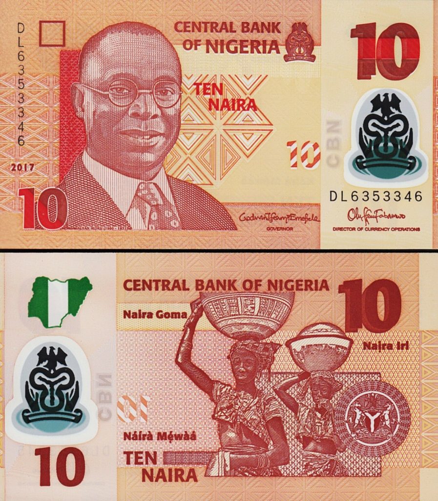 Nigeria 100 Naira 2019, UNC, Centenary 1'st Banknote in the World, P-41 ...